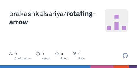 Github Prakashkalsariyarotating Arrow