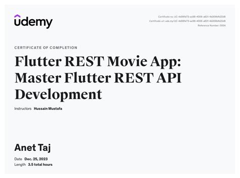 Flutter Rest Flutter Restapi Udemy Certification Achievementunlocked Learningjourney