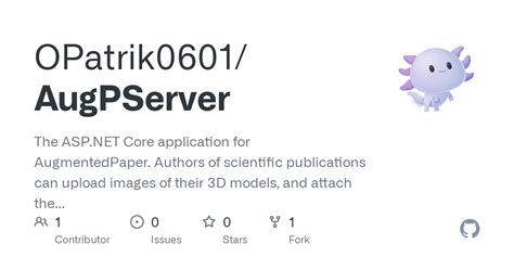 GitHub OPatrik AugPServer The ASP NET Core Application For AugmentedPaper Authors Of