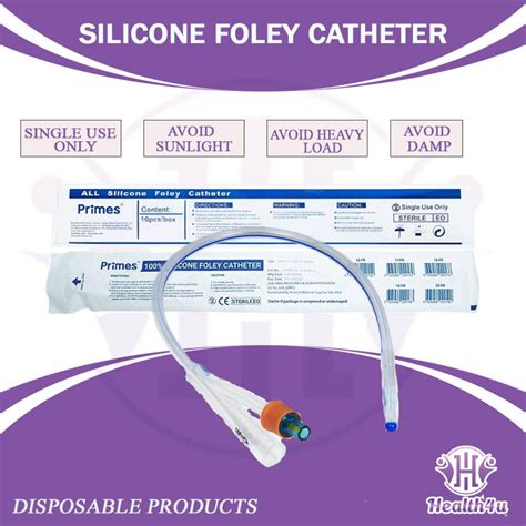 Silicone Foley Catheter 2 Way Shopee Malaysia