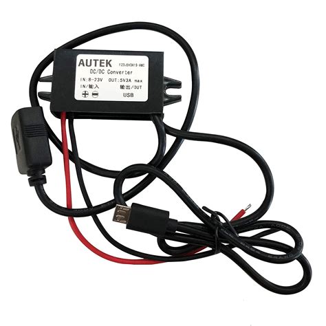 AUTEK V V To V A USB Output Step Down Voltage Regulator Charge USBMICRO Amazon In