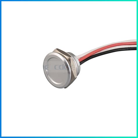 Metal Touch Pizeo Push Button Switches 16mm Aluminium Alloy Normally