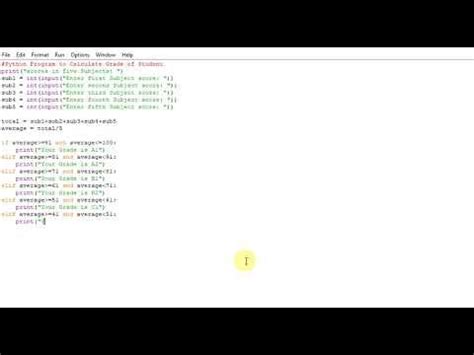 Python Program To Calculate Grade Of Babe