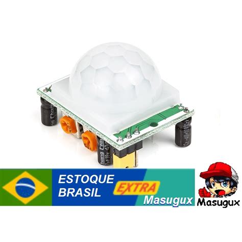 modulo sensor de presença e movimento pir hcsr501 componente para