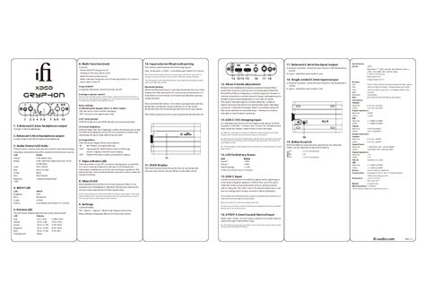 Xdsd Gryphon User Manual Input Selector Bluetooth Pairing And More