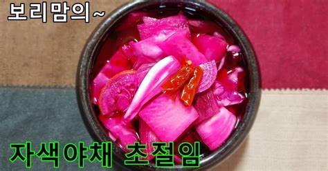 자색야채 초절임피클