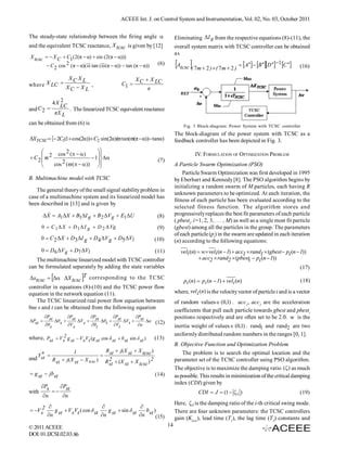 Small Signal Stability Improvement And Congestion Management Using PSO Based TCSC Controller PDF