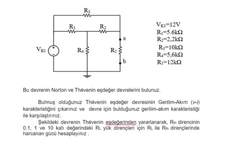 Solved Find The Norton And Thévenin Equivalent Circuits Of