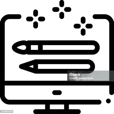 프런트 엔드 디자인 아이콘 벡터 윤곽선 일러스트레이션 Html에 대한 스톡 벡터 아트 및 기타 이미지 Html 개발 개체 그룹 Istock