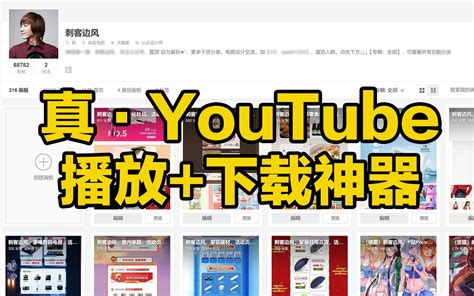 刺客边风！youtube视频播放、下载神器！最强在线资源网站，电脑手机都能用！支 哔哩哔哩