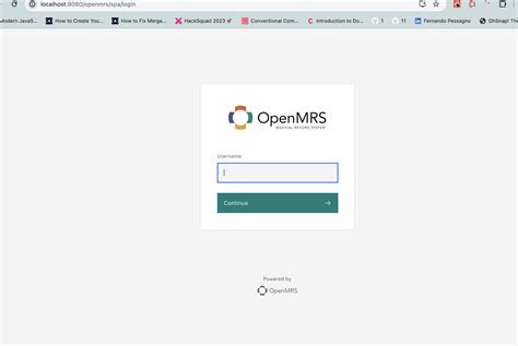 What Are The User Credentials For Openmrs Patient Management System