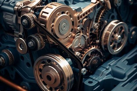 Engine 3d Rendering Premium Ai Generated Image