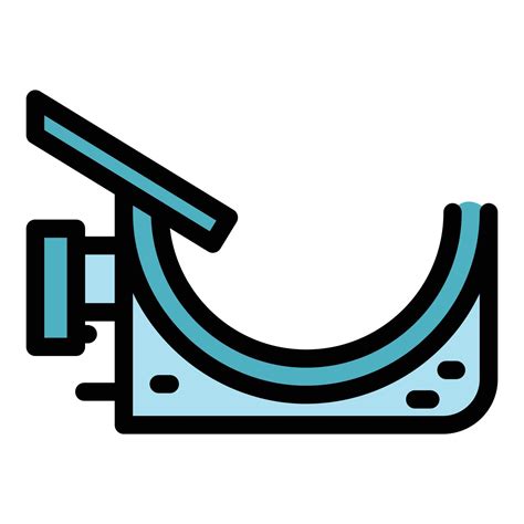 Exterior Gutter Icon Color Outline Vector 15090273 Vector Art At Vecteezy