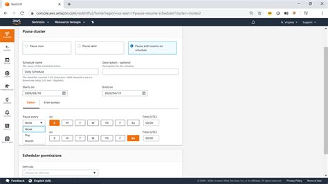 Saving AWS Redshift Costs With Scheduled Pause And Resume Actions