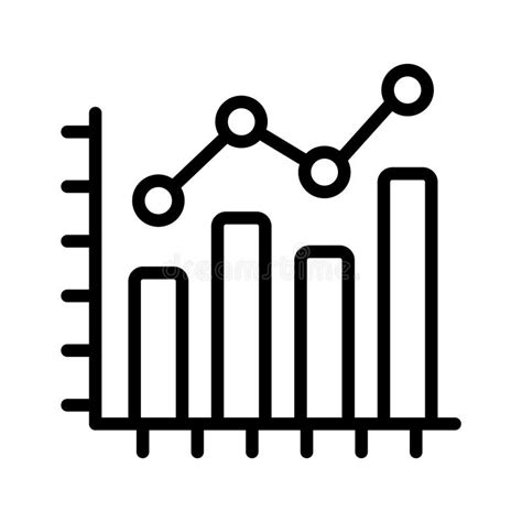 A Bar Graph Icon Here Represents Business Analytics Stock Vector Illustration Of Analytics