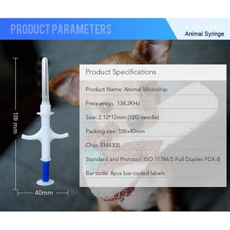 Rfid 1342khz Microchip Animal Injectable Dog Cow Microchip Pet Microchip For Animals
