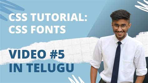 Css Fonts Tutorial In Telugu Css Telugu2023 Youtube