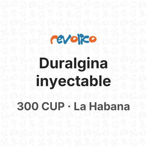 Duralgina Inyectable En La Habana Cuba Revolico