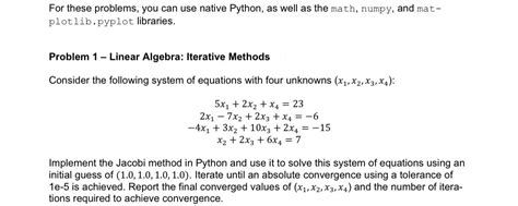 Solved For These Problems You Can Use Native Python As