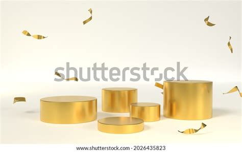 3d Render Abstract Modern Minimal Background Stock Illustration