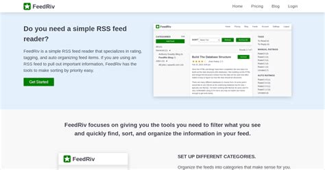 style the html using css feedriv feed reader