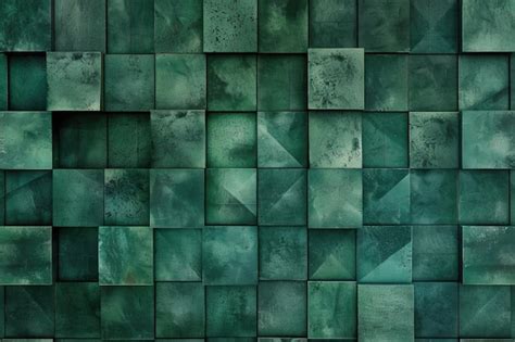 Abstract Vintage Geometric Mosaic Tiles Texture Background Premium Ai Generated Image