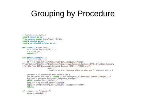 Data Analysis In Python Odp