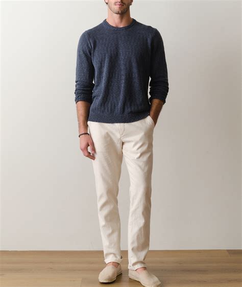 Slub Crew Sweater Marine Layer