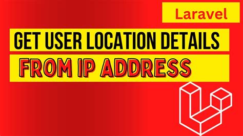 how to get user location details based on ip address in laravel youtube