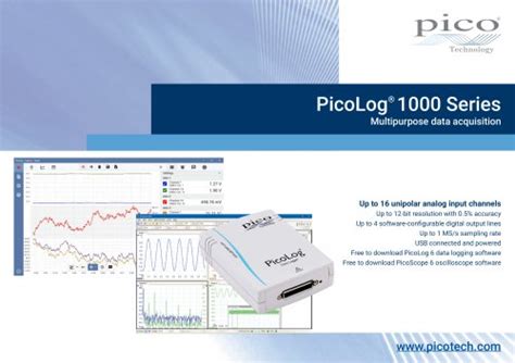 All Pico Technology Catalogs And Technical Brochures