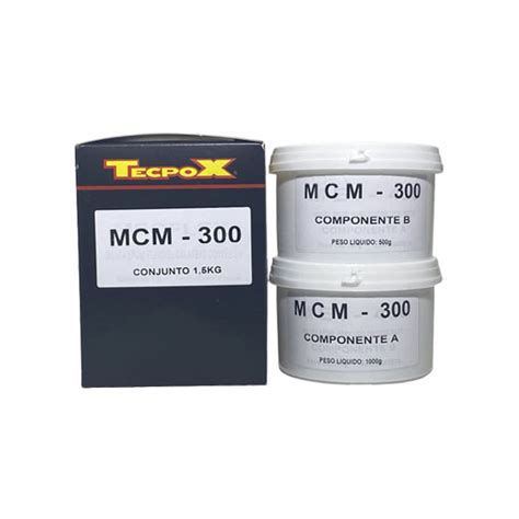 Mcm 300 6 Horas Massa Epóxi Metálica Tecpox Tecnologia Epóxi E
