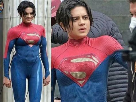 슈퍼맨 대신에 슈퍼걸 영화 촬영중인 슈퍼걸 모습 공개 필더무비