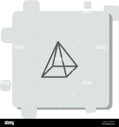 Pyramid Vector Icon Modern Simple Vector Illustration Stock Vector Image Art Alamy
