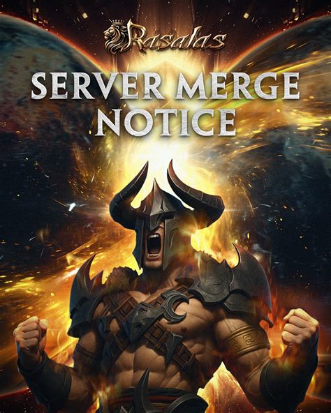 Rasalas Heroes We Have Joined Forces 🎊 The Server Merge Is Now