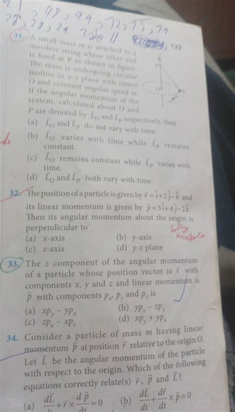 the position of a particle is given by vec{r} hat{i} 2 hat{j} hat{k}