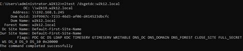 NLTEST Flags What Does 0x20000 Mean NetTools