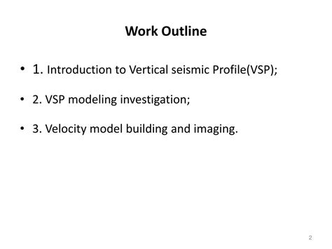 PPT VSP Modeling Velocity Analysis And Imaging In Complex Structures PowerPoint Presentation