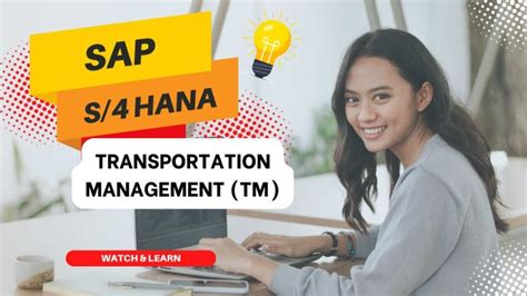 Sap S 4hana Tm Transportation Management Is A Module Within The Saps4hana Erp System That