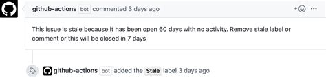 Github Actions Day 8 Dealing With Stale Issues Edward Thomson