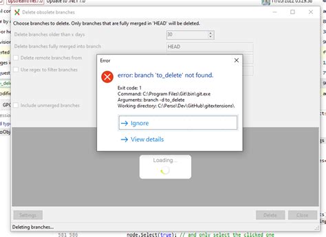 Delete Obsolete Branches Plugin Deleting Stuck · Issue 10662