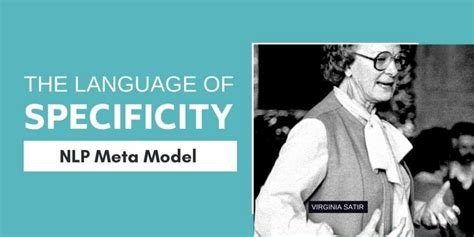 Nlp Meta Model The Language Of Specificity Mike Mandel Hypnosis