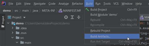 Java Intellj Idea Doesnt Build Jar Properly Stack Overflow