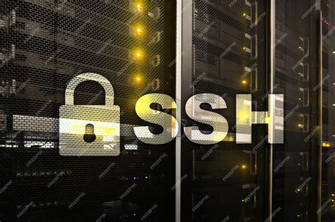 premium photo ssh secure shell network internet connection server