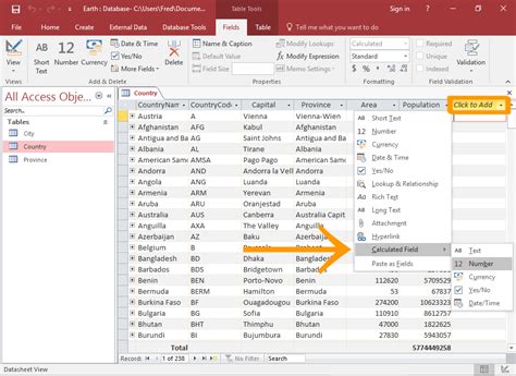 How To Create A Calculated Field In Access 2016
