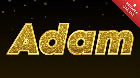 Adam Text Effect Generator Textstudio