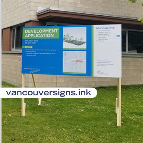 Development Permit Signs Vancouversigns