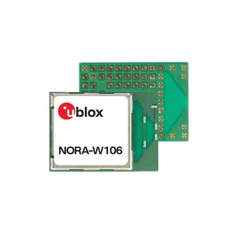 nora w106 00b u blox rf and wireless digikey