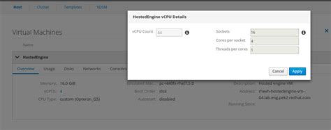 Machines Ovirt VCPU Information Is Not The Same In Host And Cluster Page Issue 9844