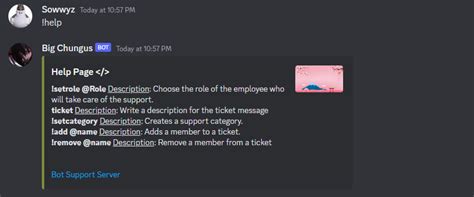 GitHub Sowwyz Ticketbot Buttons