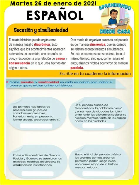 Ordenar La Historia Sucesión Simultaneidad Y Duración Basado En